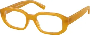 Zenni Geometric Eyeglasses Yellow