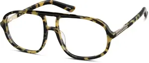 Zenni Retro Aviator Eyeglasses Tortoiseshell