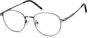 Zenni Minimalist Round Full Rim Frame - Graphite