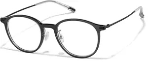 Zenni Round Full Rim Frame Eyeglasses Black