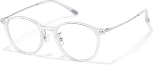 Zenni Round Full Rim Frame Eyeglasses - Clear