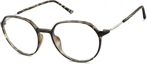 Zenni Mixed Material Round Eyeglasses Pattern