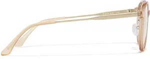 Zenni Round Full Rim Frame Eyeglasses - Taupe