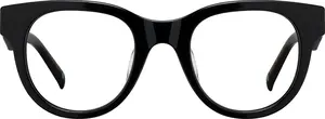 Zenni Retro Round Eyeglasses - Black