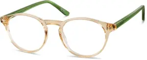 Zenni Retro Round Eyeglasses Citrine
