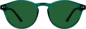 Zenni Retro Round Eyeglasses - Emerald