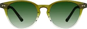 Zenni Retro Round Eyeglasses - Olive