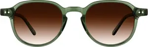 Zenni Vintage Geometric Full Rim Eyeglasses - Pine