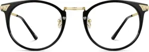 Zenni Retro Round Eyeglasses - Black
