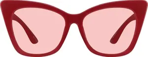 Zenni Cat-eye Full Rim Frame Glasses - Red