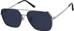 Zenni Cat-eye Full Rim Sunglasses - Silver