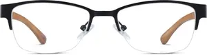 Zenni Rectangle Half Rim Eyeglasses