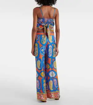 ALEMAIS Flores Printed Top - Multicoloured
