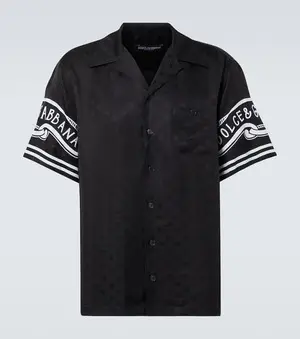 Dolce & Gabbana Printed Silk Twill Shirt