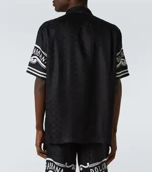 Dolce & Gabbana Printed Silk Twill Shirt