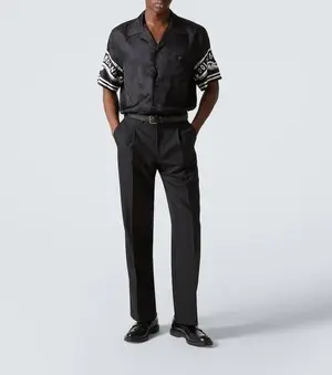 Dolce & Gabbana Printed Silk Twill Shirt
