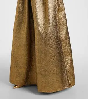 SELF-PORTRAIT Lamé Jacquard Gown