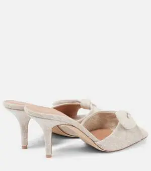 MALONE SOULIERS Vargas 70 Canvas Mules