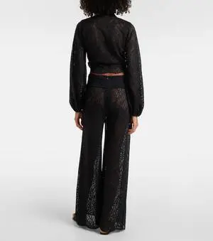 ALEXANDRA MIRO Tabitha Lace Top - Black