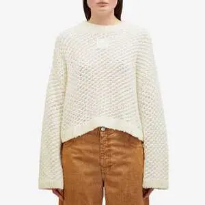 JW Anderson Cropped Open Stitch Pullover