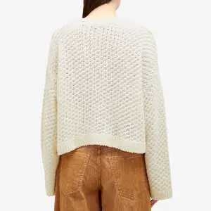 JW Anderson Cropped Open Stitch Pullover