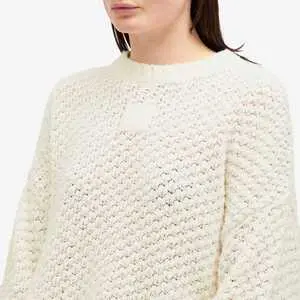 JW Anderson Cropped Open Stitch Pullover