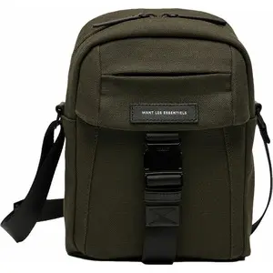 WANT Les Essentiels Brantford Organic Cotton Canvas Crossbody Bag - Green