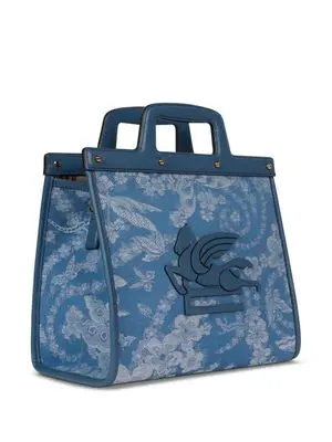 Etro Love Trotter Medium Tote - Blue