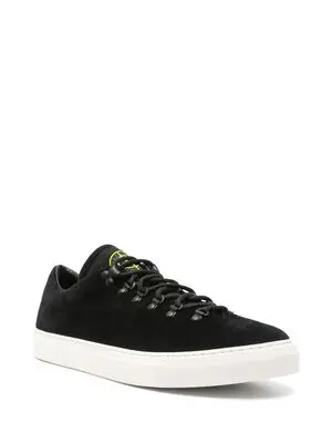 Stone Island Compass-patch Sneakers - Black
