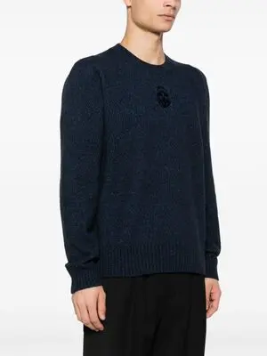 Alexander McQueen Skull-embroidered Sweater