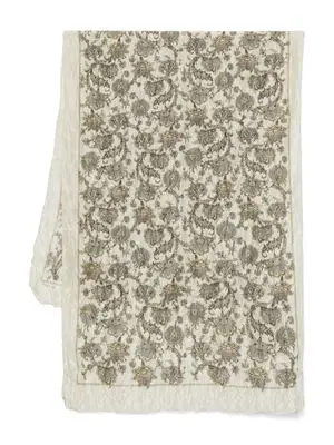 Etro Paisley-print Scarf - Neutrals