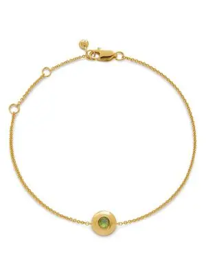 Monica Vinader 18kt Yellow Vermeil August Birthstone Bracelet - Gold