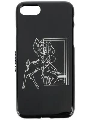 Givenchy Bambi Printed Iphone 7 Case - Black