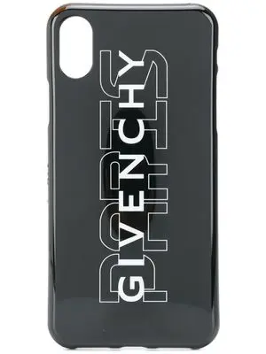 Givenchy Logo Print Iphone X/xs Case - Black