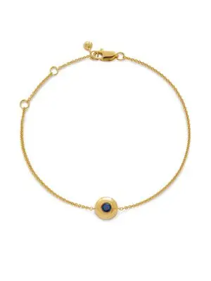 Monica Vinader 18kt Yellow Vermeil Sapphire Bracelet - Gold