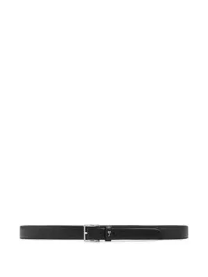 Ami Paris Leather Belt - Black