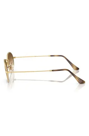 Ray-ban 54mm Round Sunglasses - Gold Flash