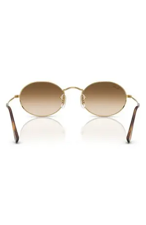Ray-ban 54mm Round Sunglasses - Gold Flash