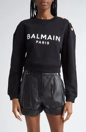 Balmain Graphic Sweatshirts Hoodies For Women