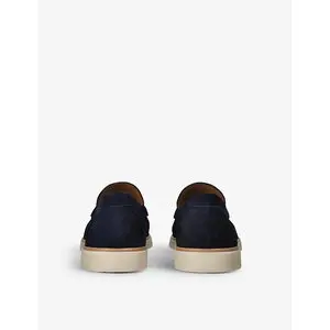 Magnanni Altea Suede Loafers - Navy