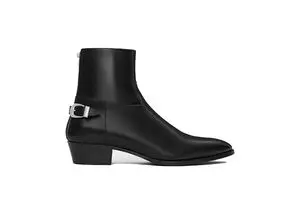 Celine Isaac Buckle Zipped Boot