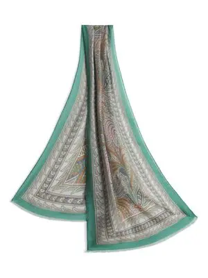 Etro Paisley-print Silk Scarf