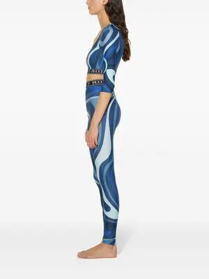 Emilio Pucci Marmo-print Leggings