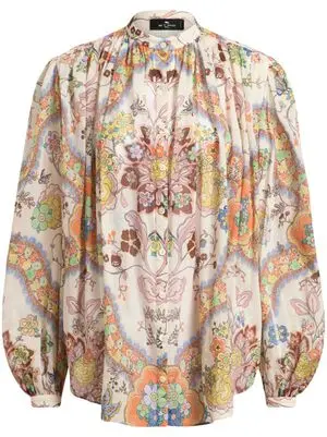 Etro Curved Hem Blouses