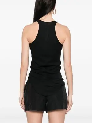 Rick Owens Cotton Tank Top - Black