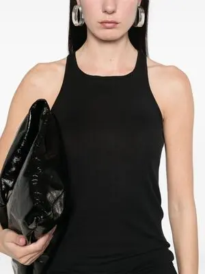 Rick Owens Cotton Tank Top - Black