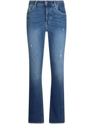Liu Jo High-rise Straight-leg Jeans - Blue