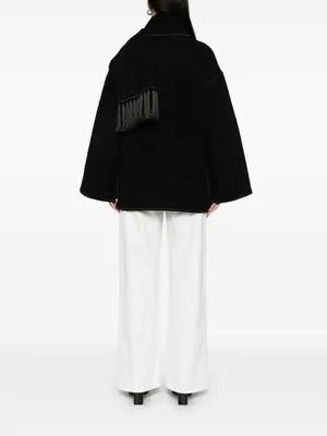 TOTEME Scarf-detail Coat - Black