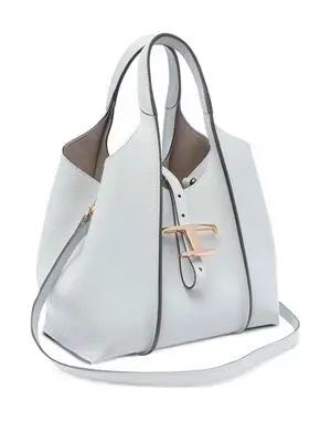 TOD'S T Timeless Mini Tote Bag - Grey