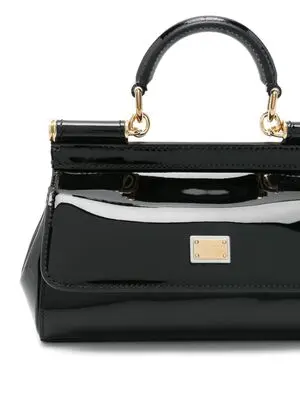 Dolce & Gabbana Mini Sicily Crossbody Bag - Black